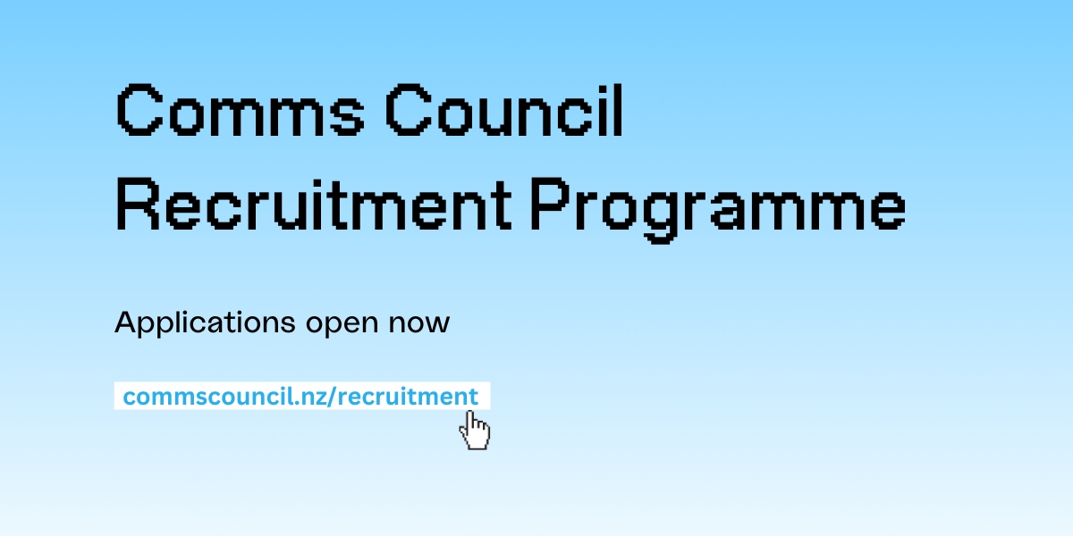 Applications now open for the Comms Council Recruitment Programme – deadline Sat, 30 Sept ...